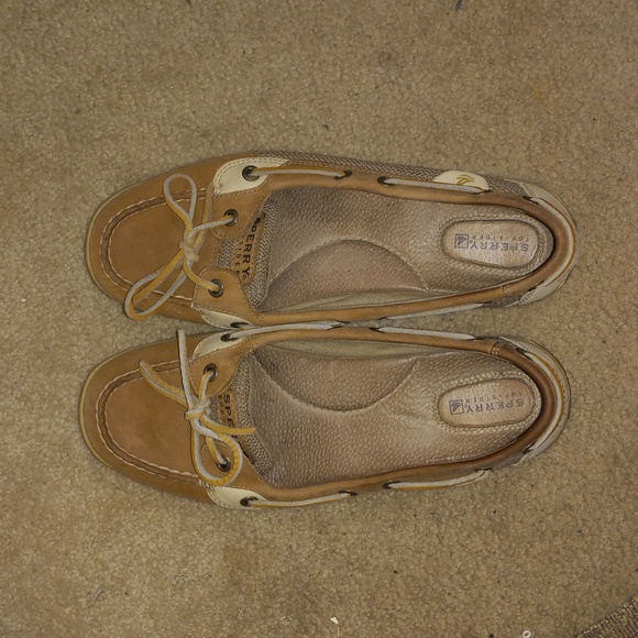 Sperry | Shoes | Sperry Angelfish Boat Shoe Tan Size 95 | Poshmark